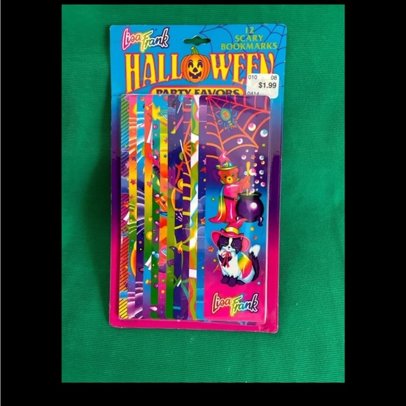 Lisa Frank | Party Supplies | New Lisa Frank Halloween Bookmark Scary ...
